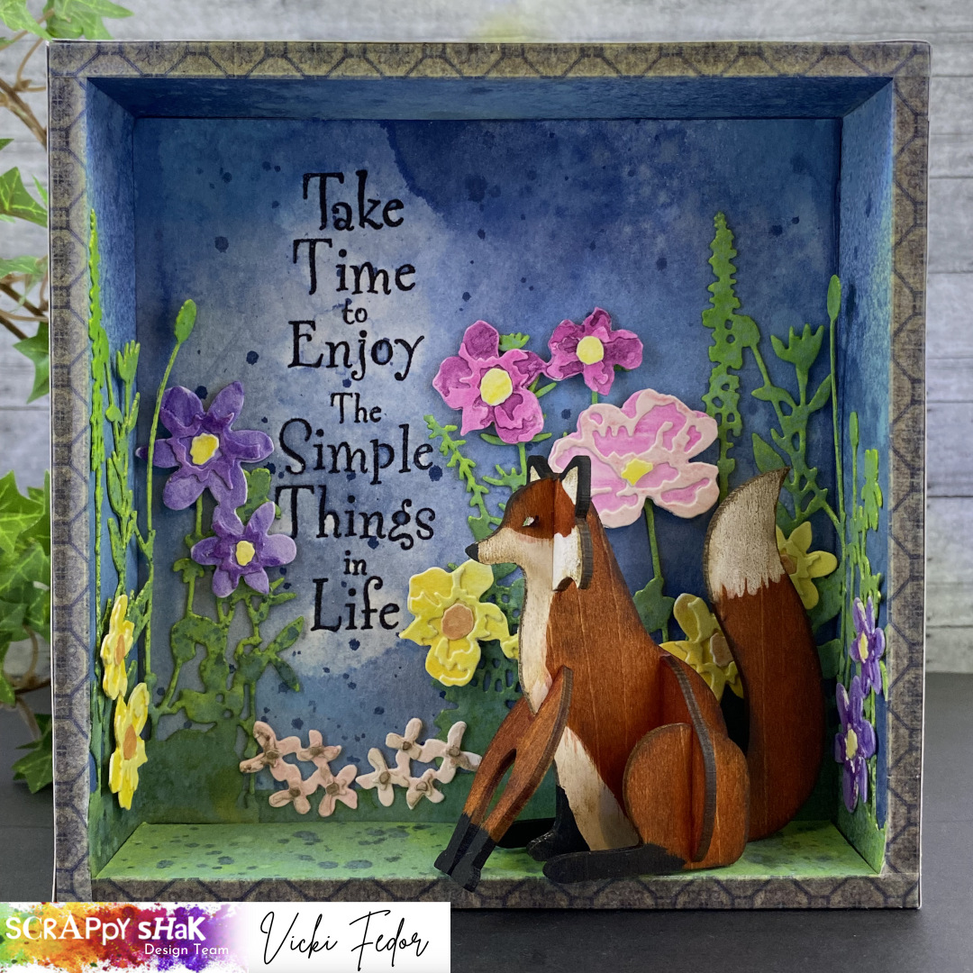 ScrappyShak Design Team: DIY 3D Woodland Animal Kit – Vicki Fedor